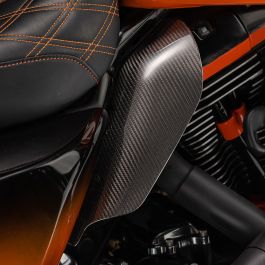 Carbon Fiber MID-FRAME AIR DEFLECTORS HEAT SHIELD FOR '09-'25 HARLEY ...