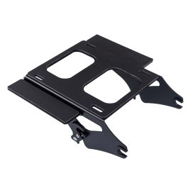 Black Detachable Two Up Tour Pak Mounting Rack Harley Touring 09-23 ...